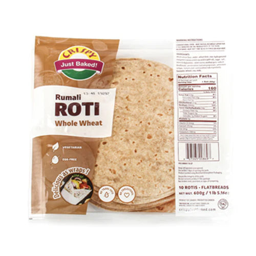 Crispy Romali Roti Whole Wheat 600g – GroceryBee